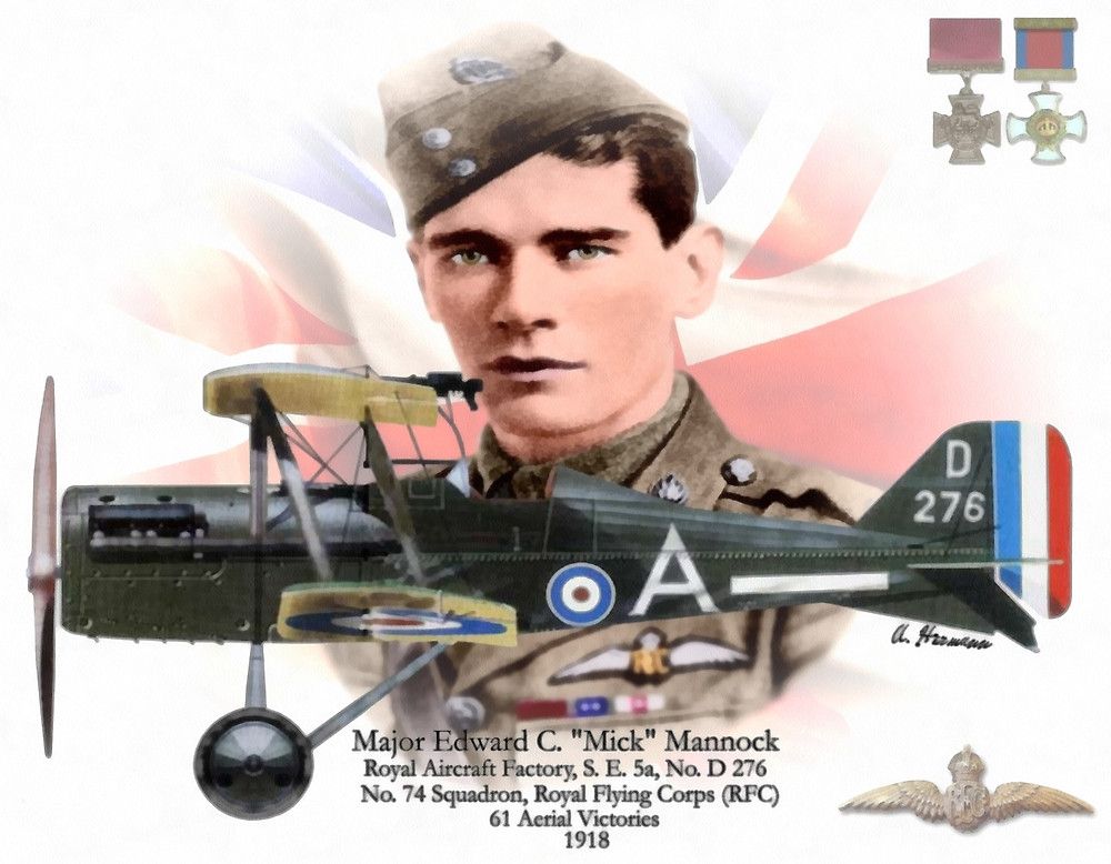 Edward "Mick" Mannock: o maior piloto de caça da Irlanda - Zheit ...